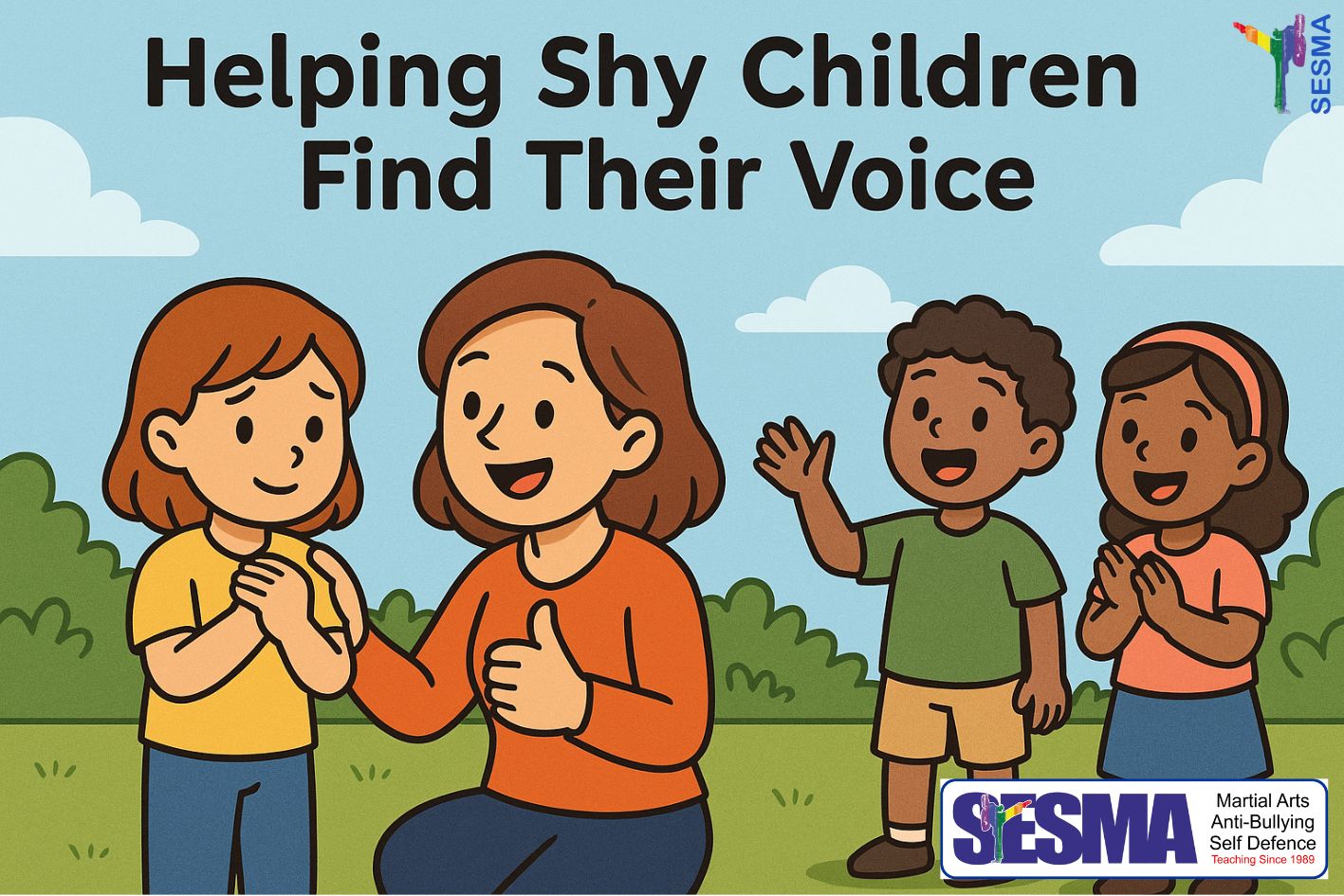 Helping Shy Children Find Their Voice - SESMA Martial Arts UK